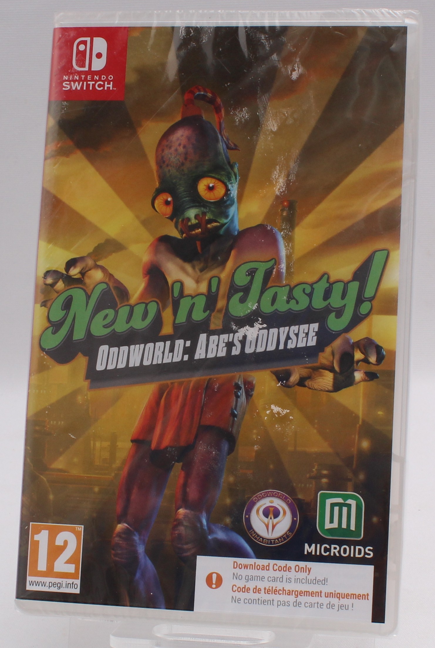 New Nintendo New 'n' Tasty! Oddworld: Abe's Oddysee Switch Video Game - Boxed (N) - Own4Less